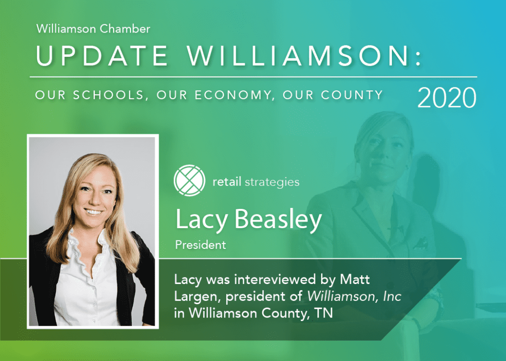 Interview: Update Williamson with Lacy Beasley - Retail Strategies